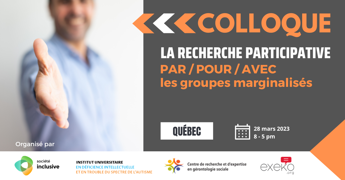 Colloque « La recherche participative PAR/POUR/AVEC les groupes ...